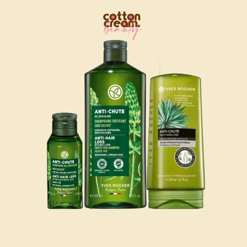 Jual Yves Rocher Anti Hair Loss Fortifying Shampoo & Conditioner ...