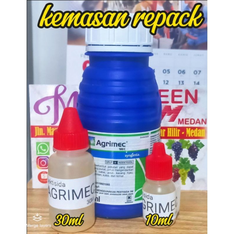 Jual INSEKTISIDA AGRIMEC KEMASAN REPACK 10ML/20ML/30/ML | Shopee Indonesia