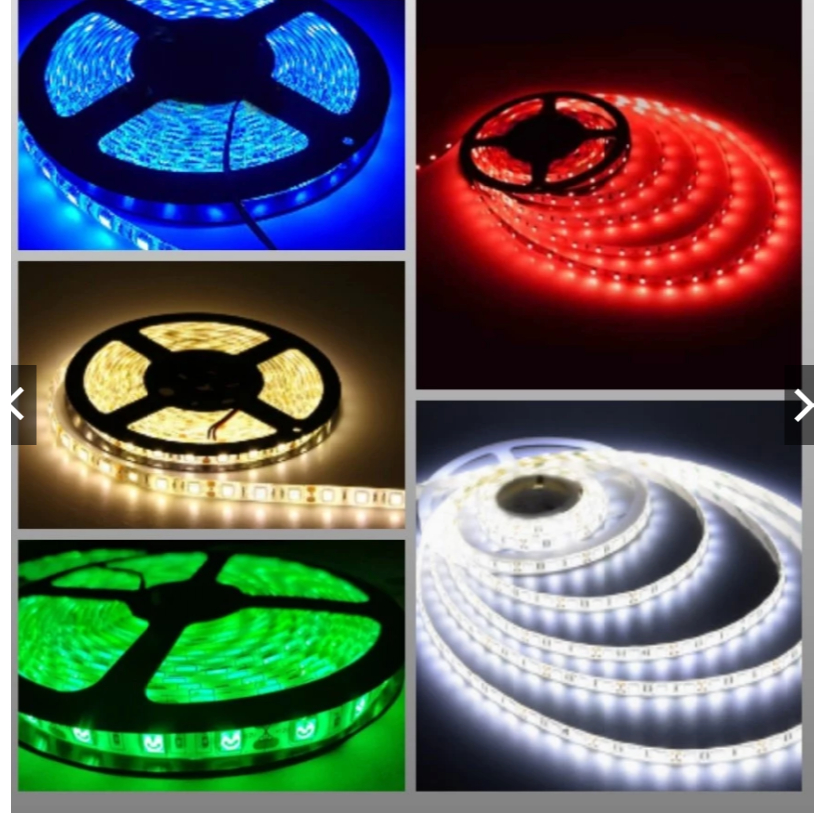 Jual LAMPU LED STRIPE LIGHT PUTIH DAN KUNING MATA LED 5050 12 DC 5 ...