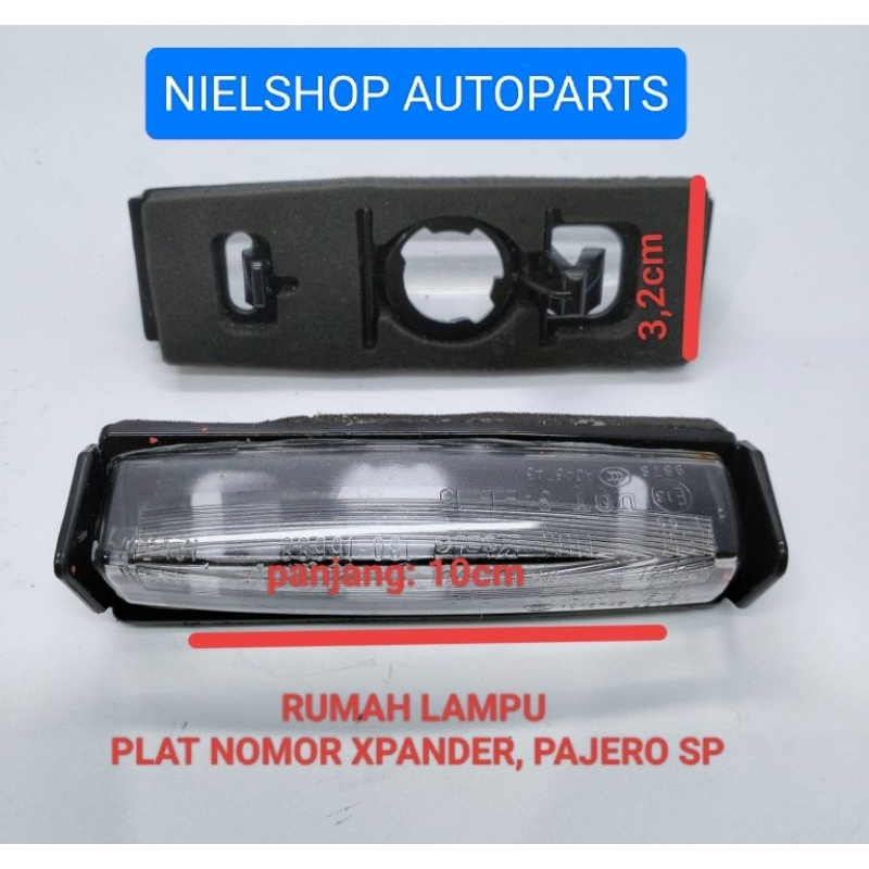 Jual RUMAH LAMPU PLAT NOMOR UNTUK MOBIL XPANDER, PAJERO SPORT (PANJANG ...