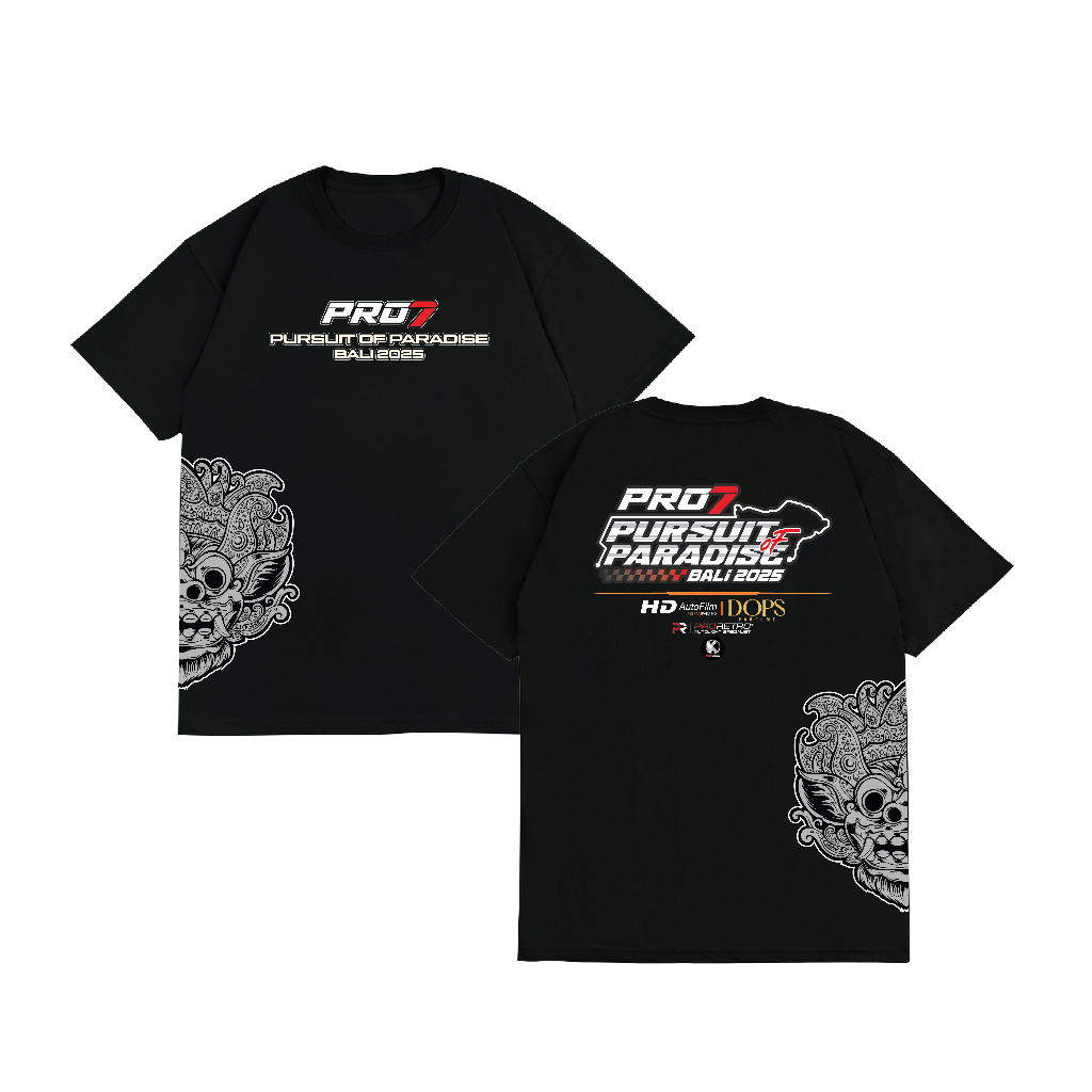 Jual Tshirt Kaos PRO7 PURSUIT BALI Barong Samping Logo Sponsor FREE ...