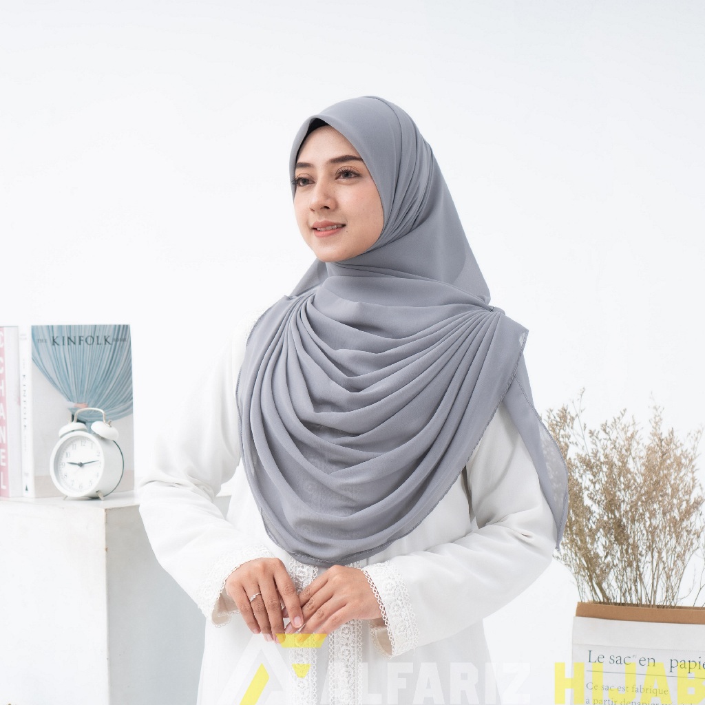 Jual Alfariz Hijab Drapery Instan Malay Terpisah / Hijab Wedding dan ...