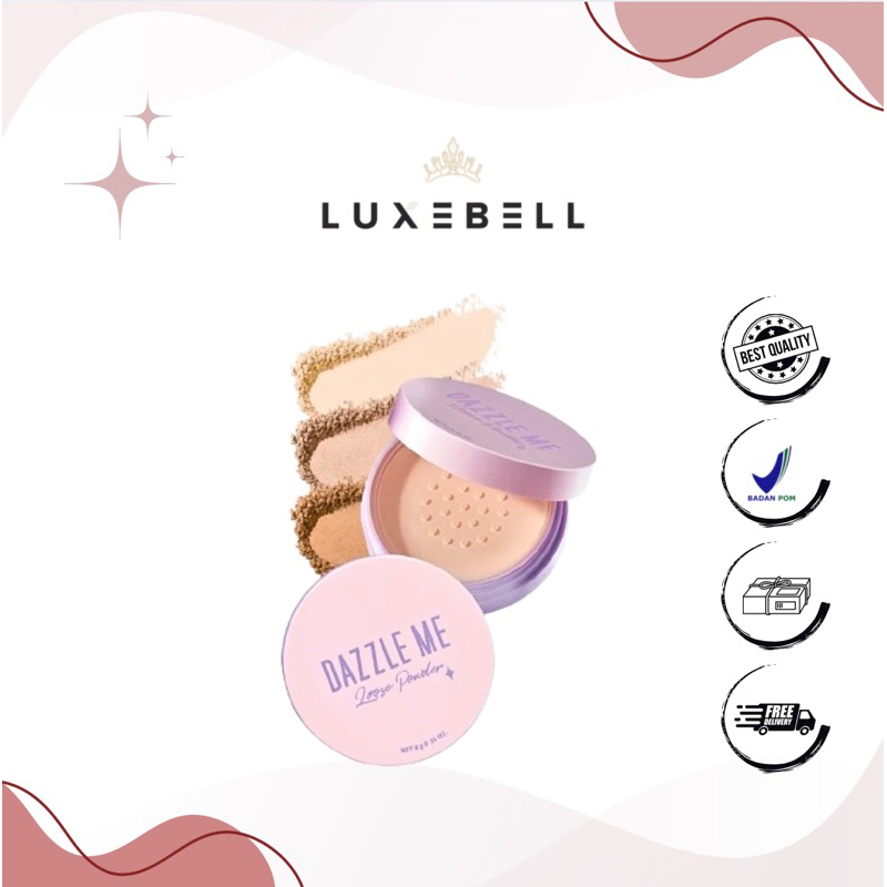 Jual DAZZLE ME Always Setting Loose Powder BPOM | Super Soft Smooth ...