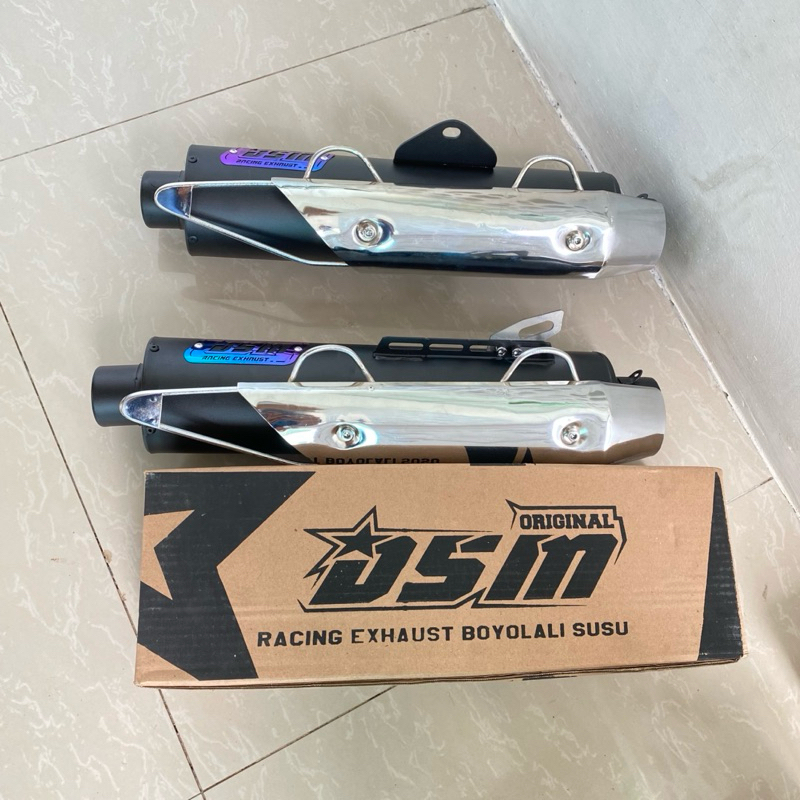 Jual Knalpot Scorpio Great A DSM Racing exhaust suara bas adem | Shopee ...