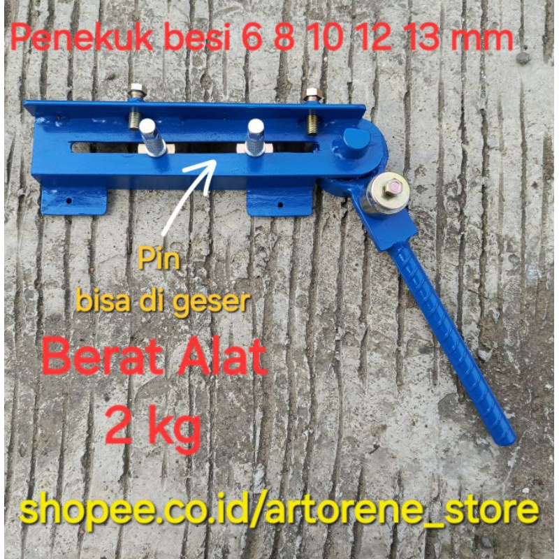 Jual Penekuk besi 13 mm Pin bisa di geser/penekuk besi 6-13 mm/penekuk ...