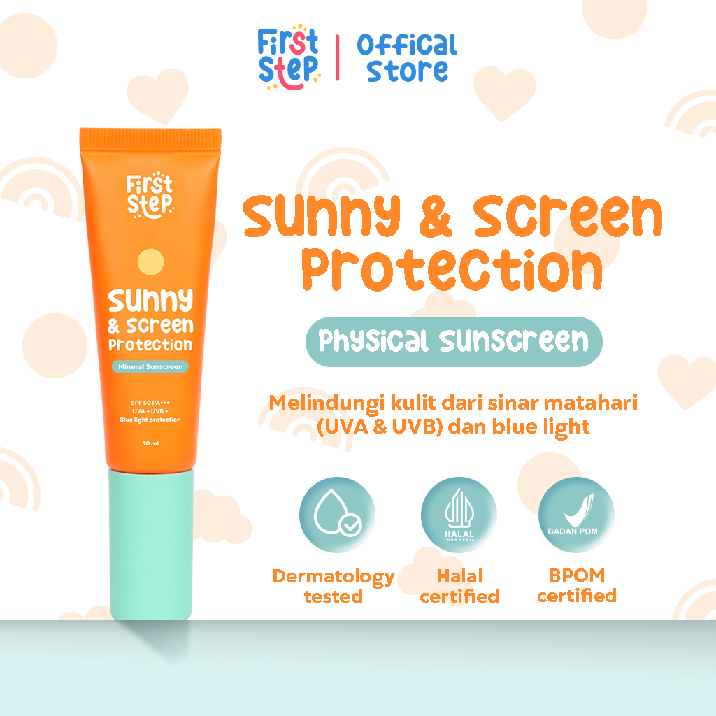Jual FIRST STEP - Sunny & Screen Protection SPF 50 30ml - Physical ...
