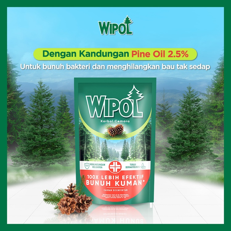 Jual Karbol Wangi 390ml Merk Wipol - Pewangi dan Pembunuh Kuman Lantai ...