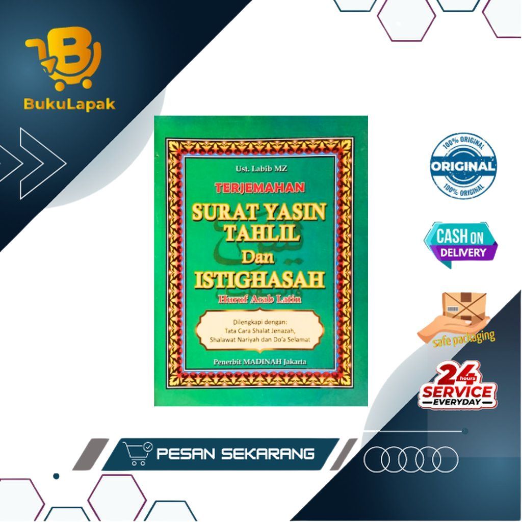 Jual Buku Yasin Tahlil dan Istighosah Arab Latin Terjemah | Shopee Indonesia
