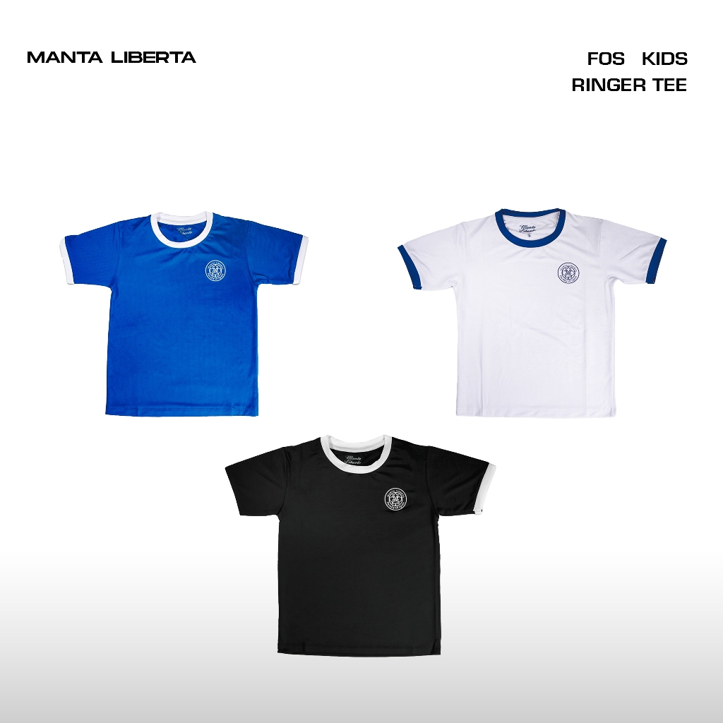 Jual Manta Liberta FOS Kids Ringer tee Baju Olahraga Lari Anak | Shopee ...