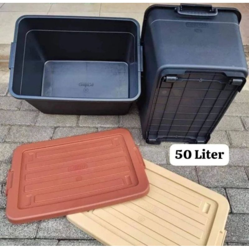 Jual AJM Kontainer Box 50 Liter Gunplass | Shopee Indonesia