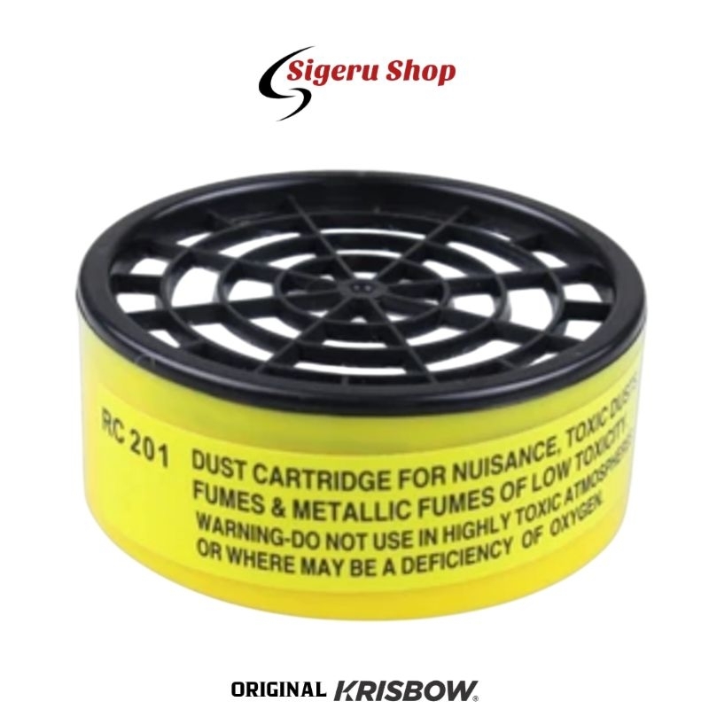 Jual Krisbow Catridge RC 201 Filter Debu dan Asap Masker Respirator ...