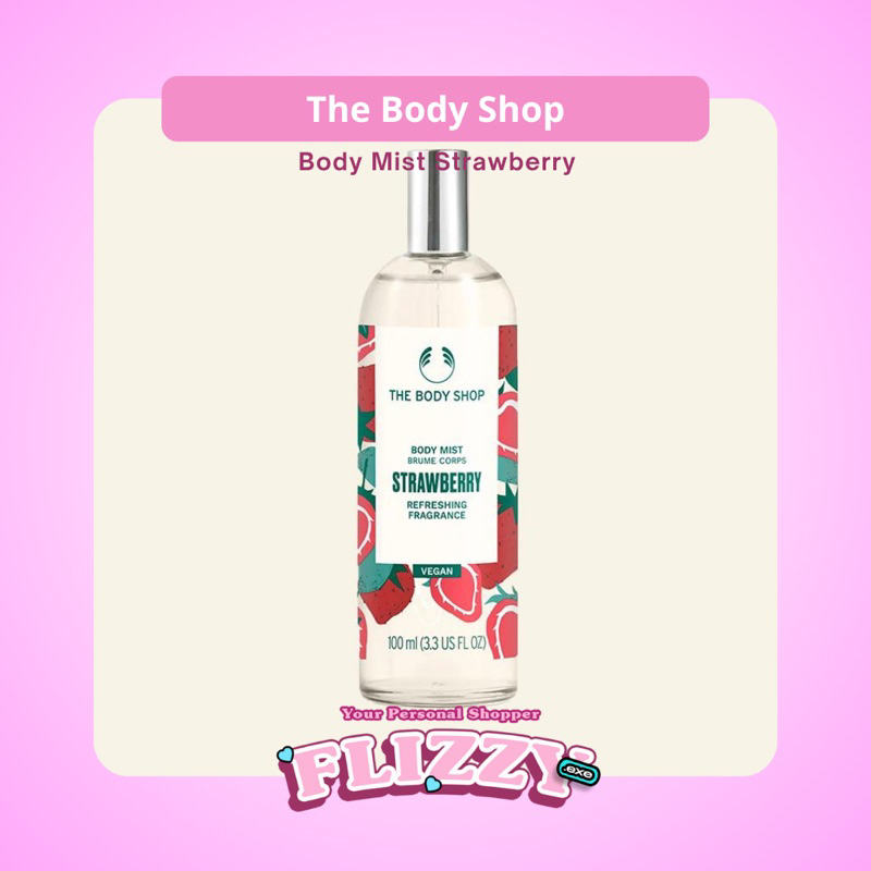 Jual The Body Shop | Strawberry Body Mist | Shopee Indonesia