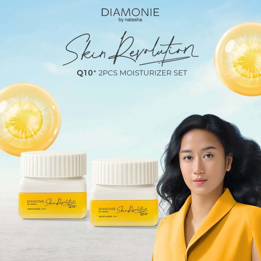 Jual DIAMONIE by Natasha Skin Revolution Q10+ 2PCS Moisturizer Set ...