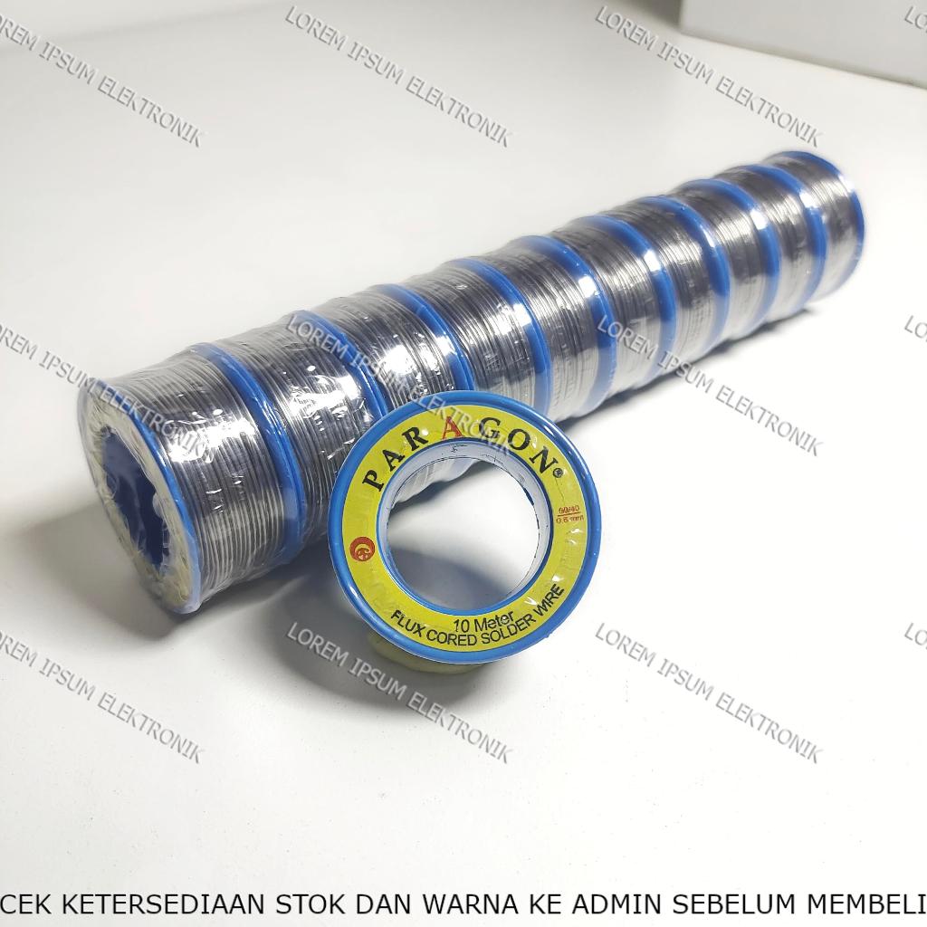 Jual TENOL / TIMAH SOLDER PARAGON 10m 0.8mm | Shopee Indonesia