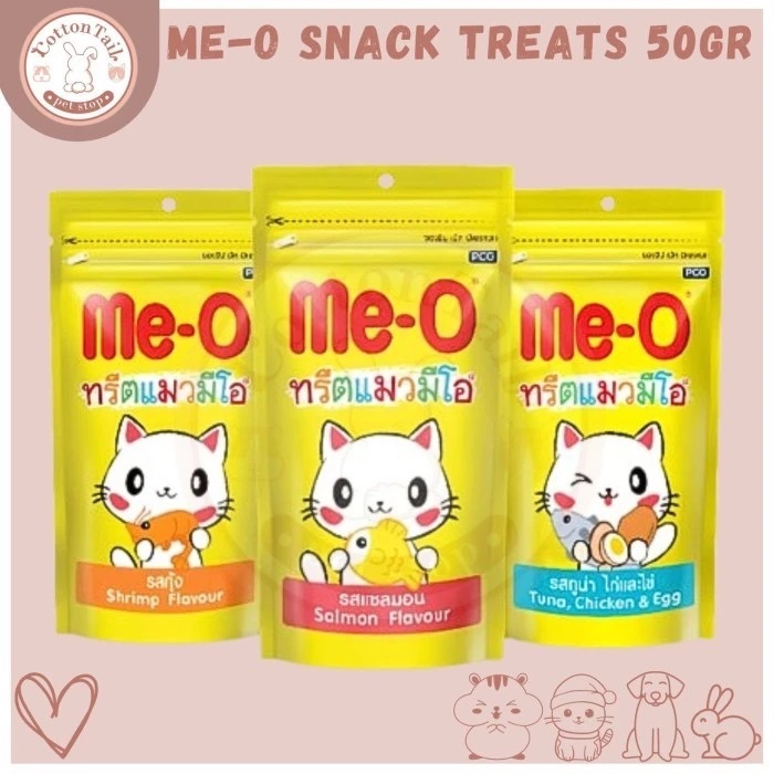 Jual ME-O DRY CAT SNACK TREATS 50gr - Snack Kucing Kering Cemilan Meo ...