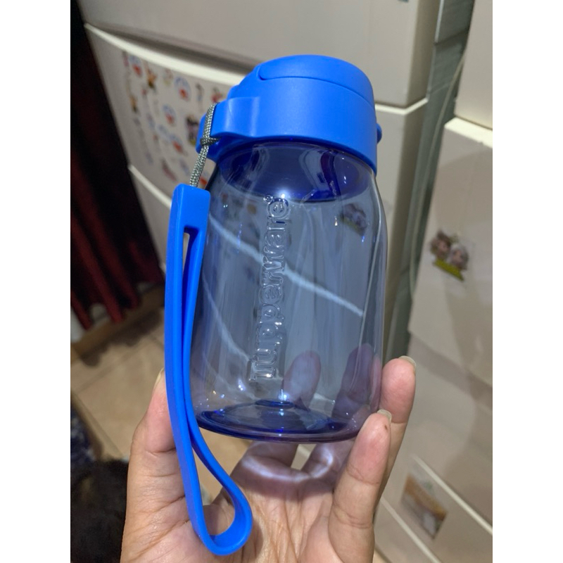 Jual 1 Pcs cute2go 350 ml tupperware-warna biru, Botol minum kristal(bahan polycarbonat ...