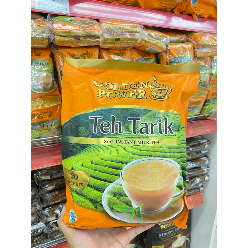 Jual Golden Power Teh Tarik 3in1 Instan Milk Tea 30 Sachet | Shopee ...
