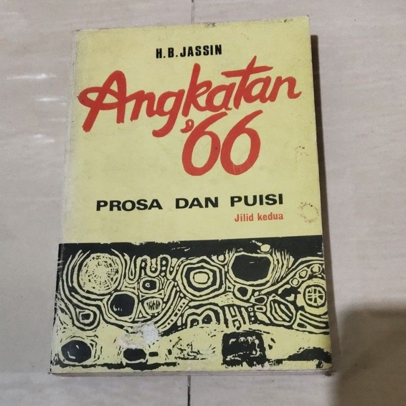 Jual BUKU ORI ANGKATAN 66.PROSA DAN PUISI JILID 2 PENERBIT PT GUNUNG ...