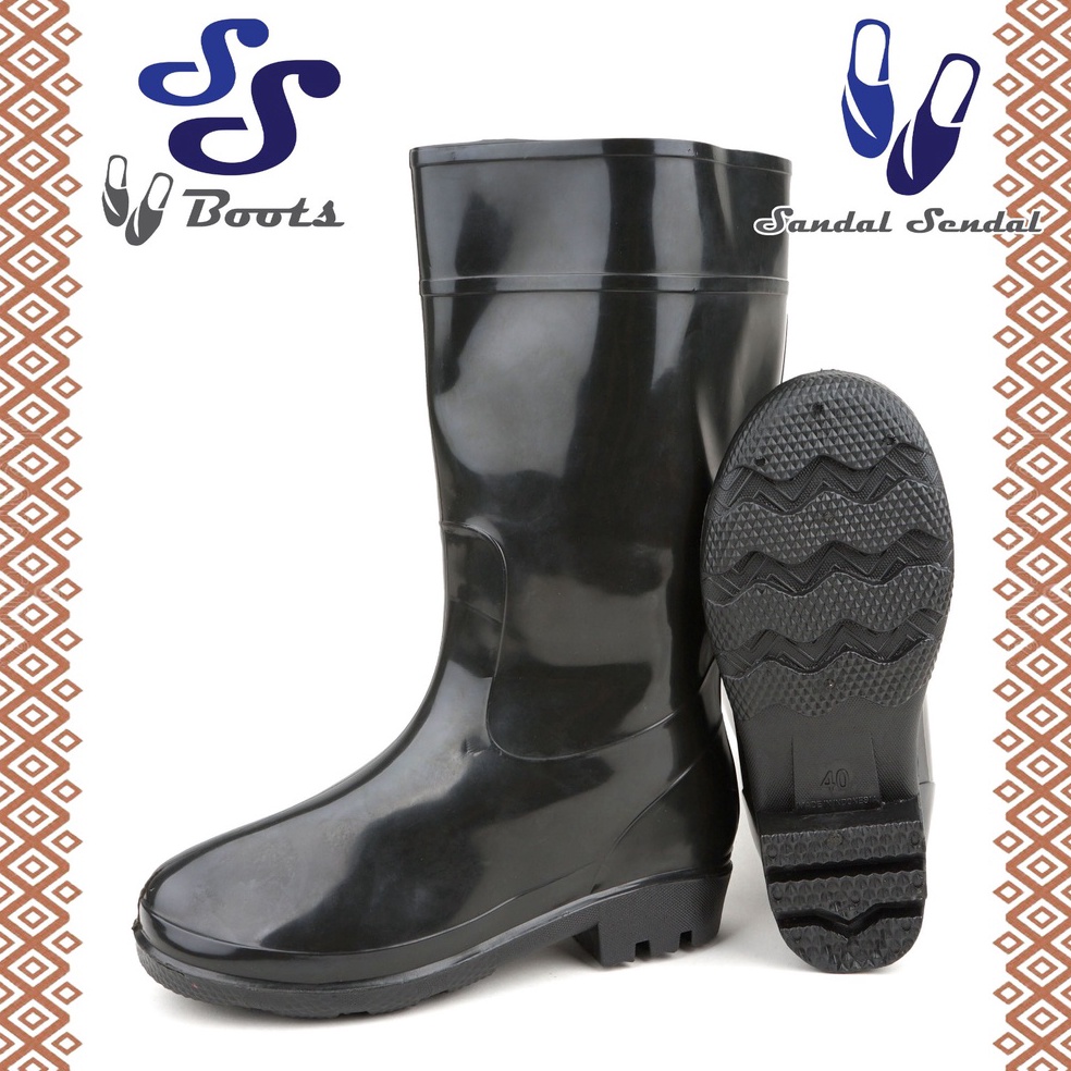 Jual Harga Murah Sepatu Boot Tinggi Alpha Bravo SS Boots Hitam Bot ...