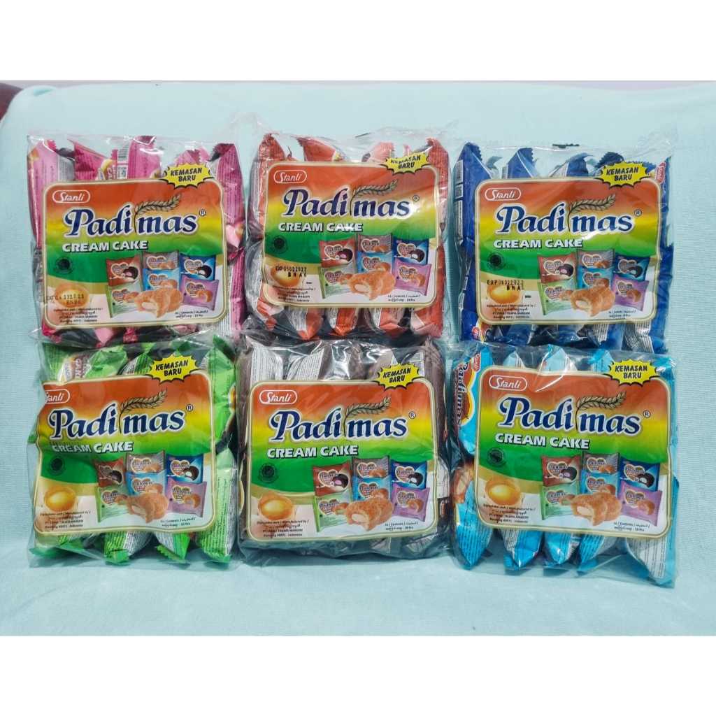 Jual Padimas Cream Cake Chocolate / Strawberry / Pandan (10 Pcs ...