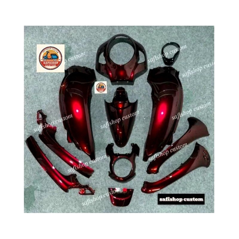 Jual Cover Body halus honda Scoopy new 2021 2022 2023 2024 custom warna ...