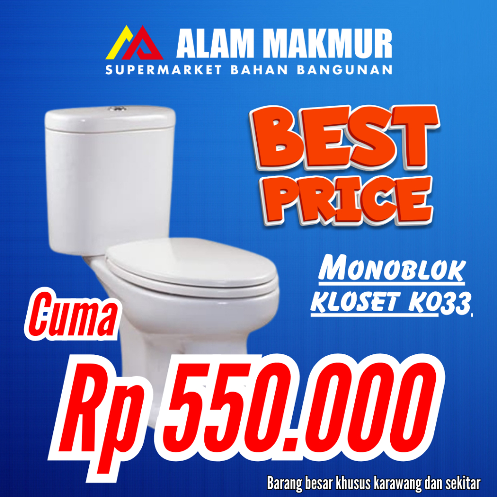 Jual Kloset duduk K 033/closet duduk | Shopee Indonesia