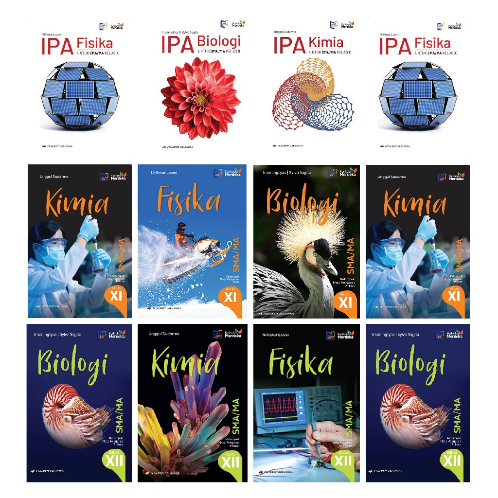 Jual Buku IPA Fisika Kimia Biologi Kelas 1 2 3 / 10 11 12 SMA/MA Kurikulum Mereka Penerbit ...