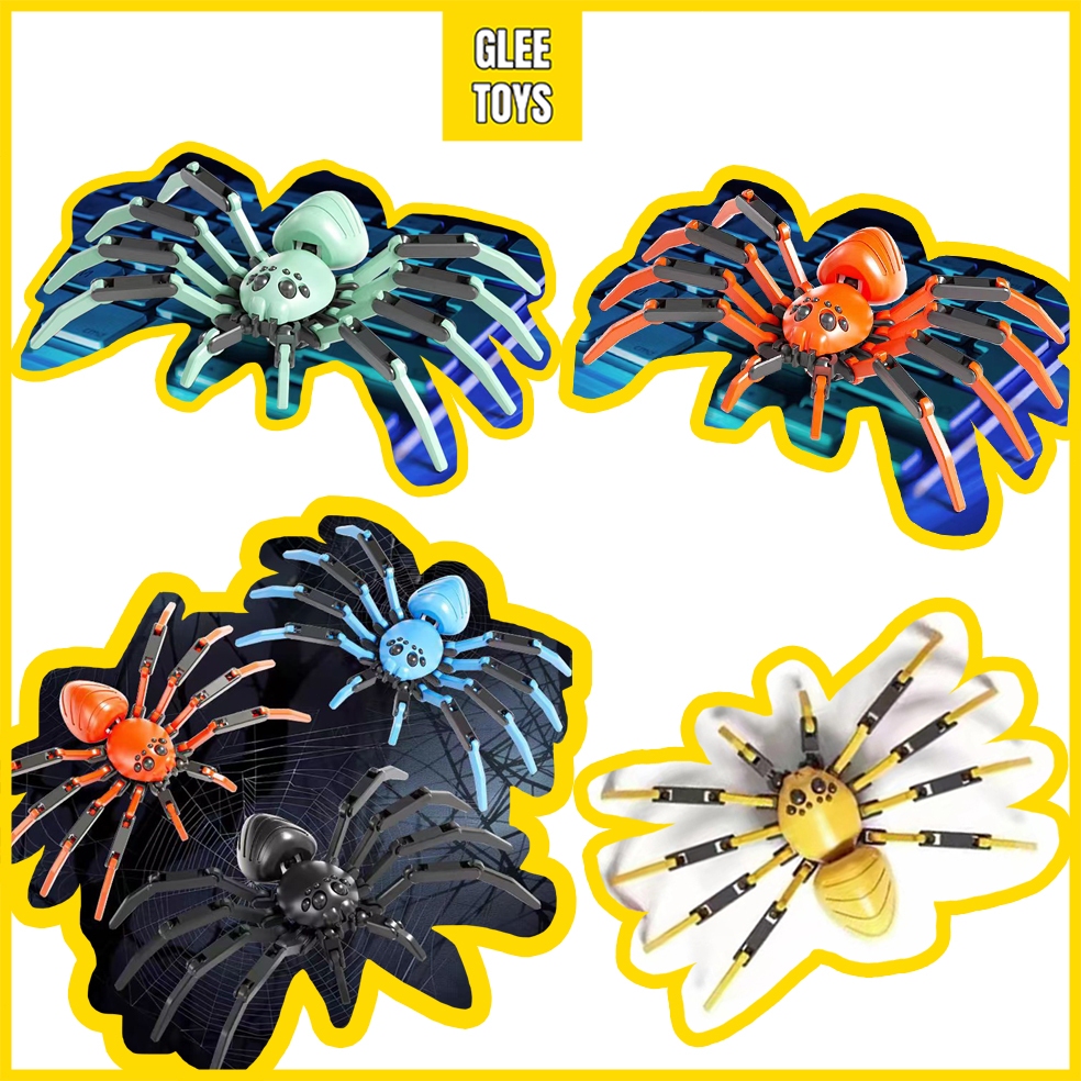 Jual GLee 3D Spider Articulated Action Laba-laba Mainan Printed Multi ...