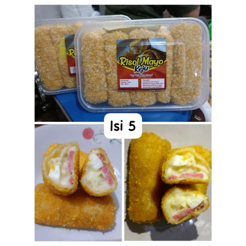 Jual RISOL MAYO KEJU SOSIS LUMER ISI 5 BY YUK NING | Shopee Indonesia