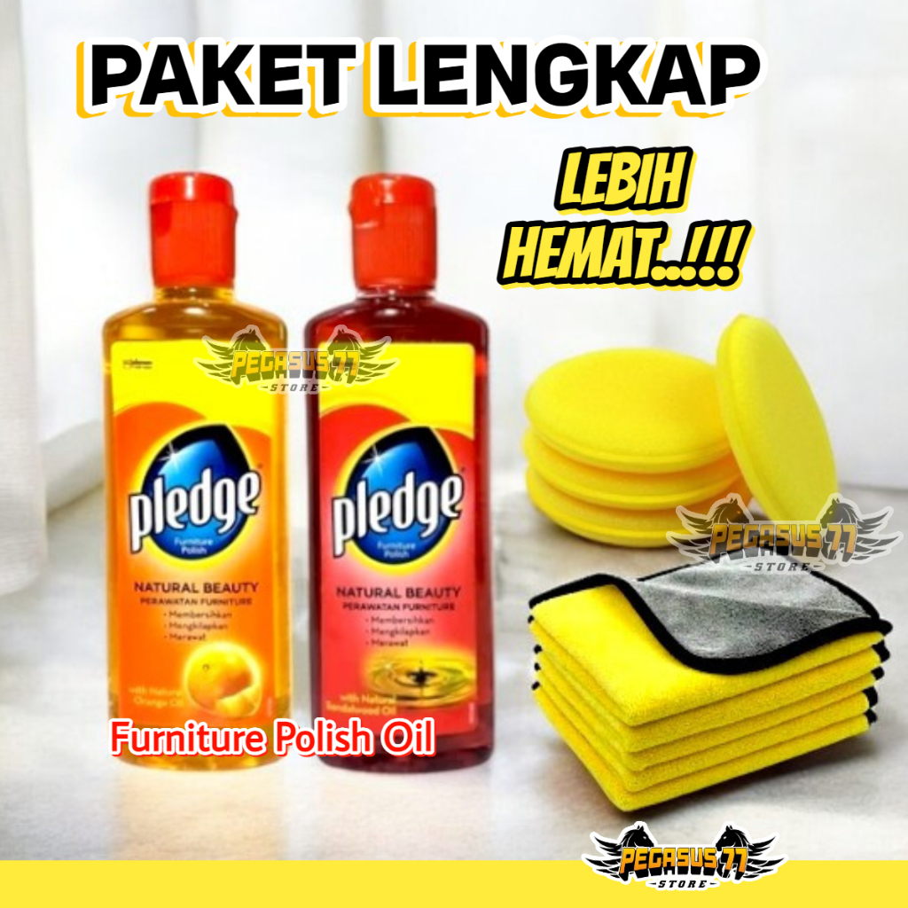 Jual FURNITUR POLISH NATURAL OIL PLEDGE OIL PAKET LENGKAP LEBIH HEMAT ...