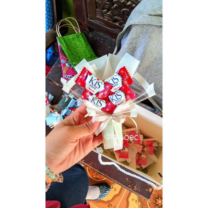 Jual (MINIMAL PEMBELIAN 5 PCS) Buket mini / mini gift / Buket permen ...