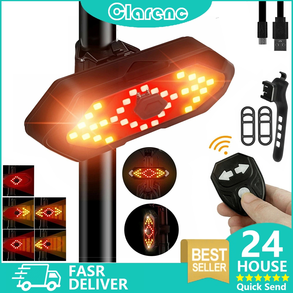 Jual Lampu sepeda lampu led sepeda Belakang Dengan Sein Wireless Sen ...