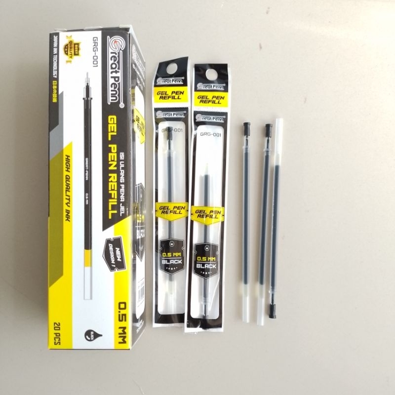Jual Isi Pulpen Gel Refill Great Penn 0.5mm ( Pak ) [ Original ...