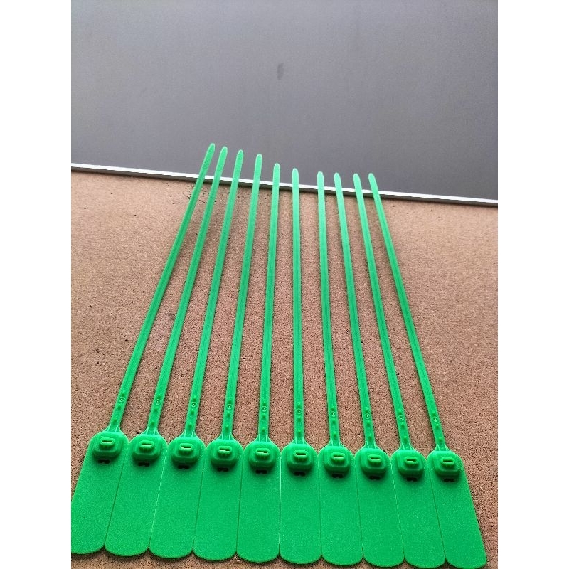 Jual 10 PCS Custom Double Lock Bag Seal 38 cm Segel Locis Seal Segel ...