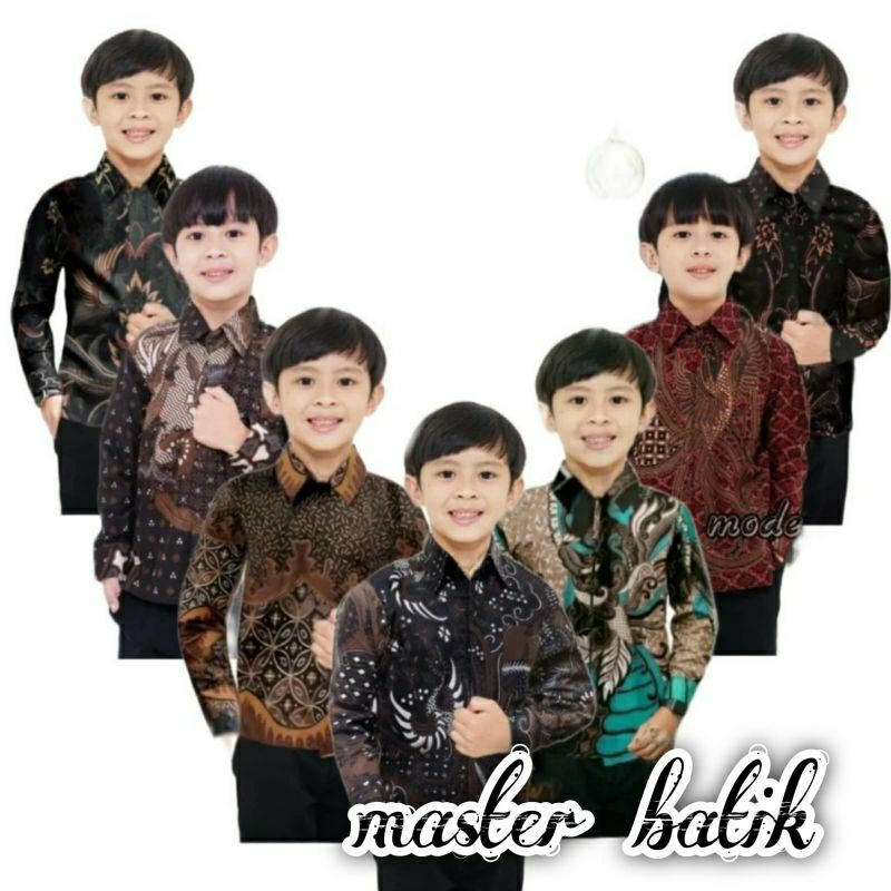 Jual Kemeja Batik Anak - batik anak - baju batik anak laki laki umur 2 ...