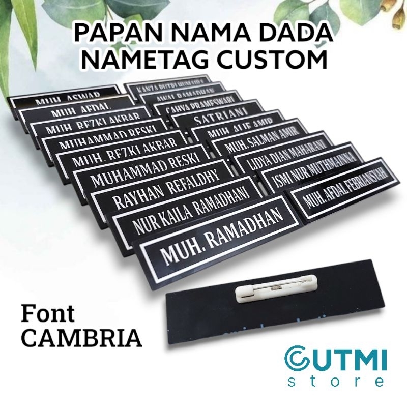 Jual papan nama dada Harga Terbaik & Termurah Mei 2026 | Shopee Indonesia