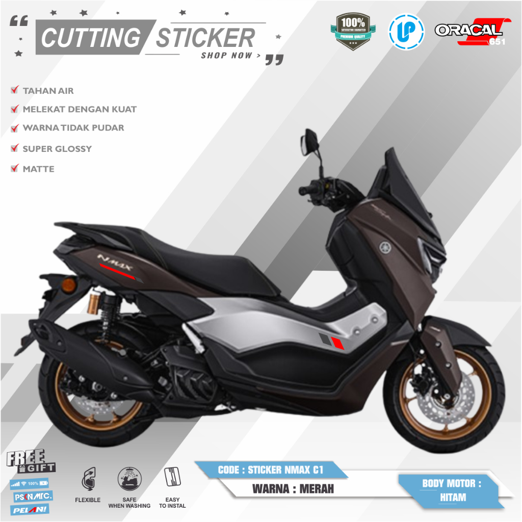 Jual CUSTOM CUTTING STICKER ALL NEW NMAX NEO-TURBO 2024 | Shopee Indonesia