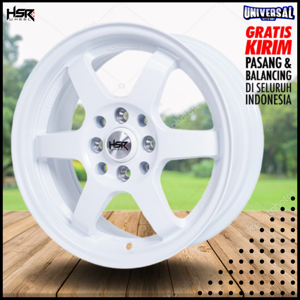 Jual VELG MOBIL R15 TYPE TOKYO R15X65 H8X100-114,3 ET40 COCOK KE AGYA ...