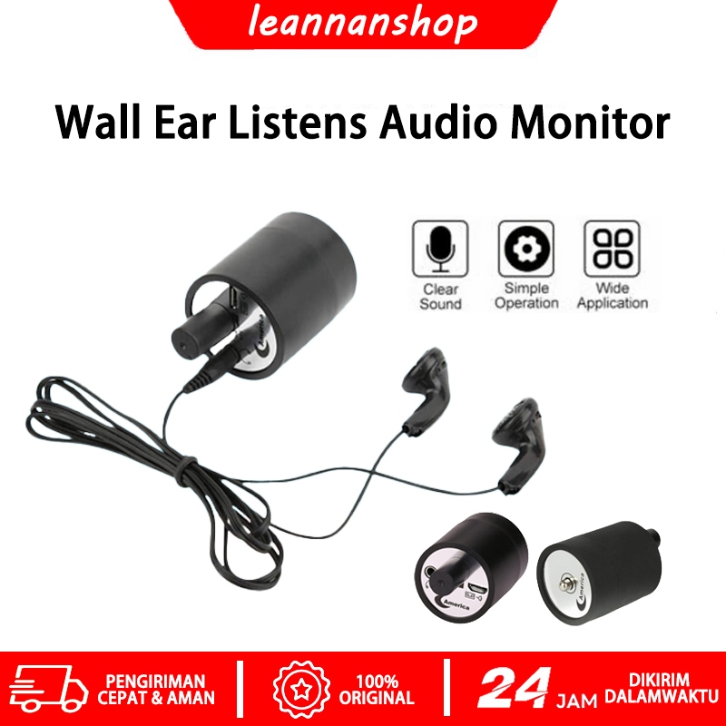 Jual Ear Listen Mini Spy Bug Wall Home Microphone Alat Pemantau ...
