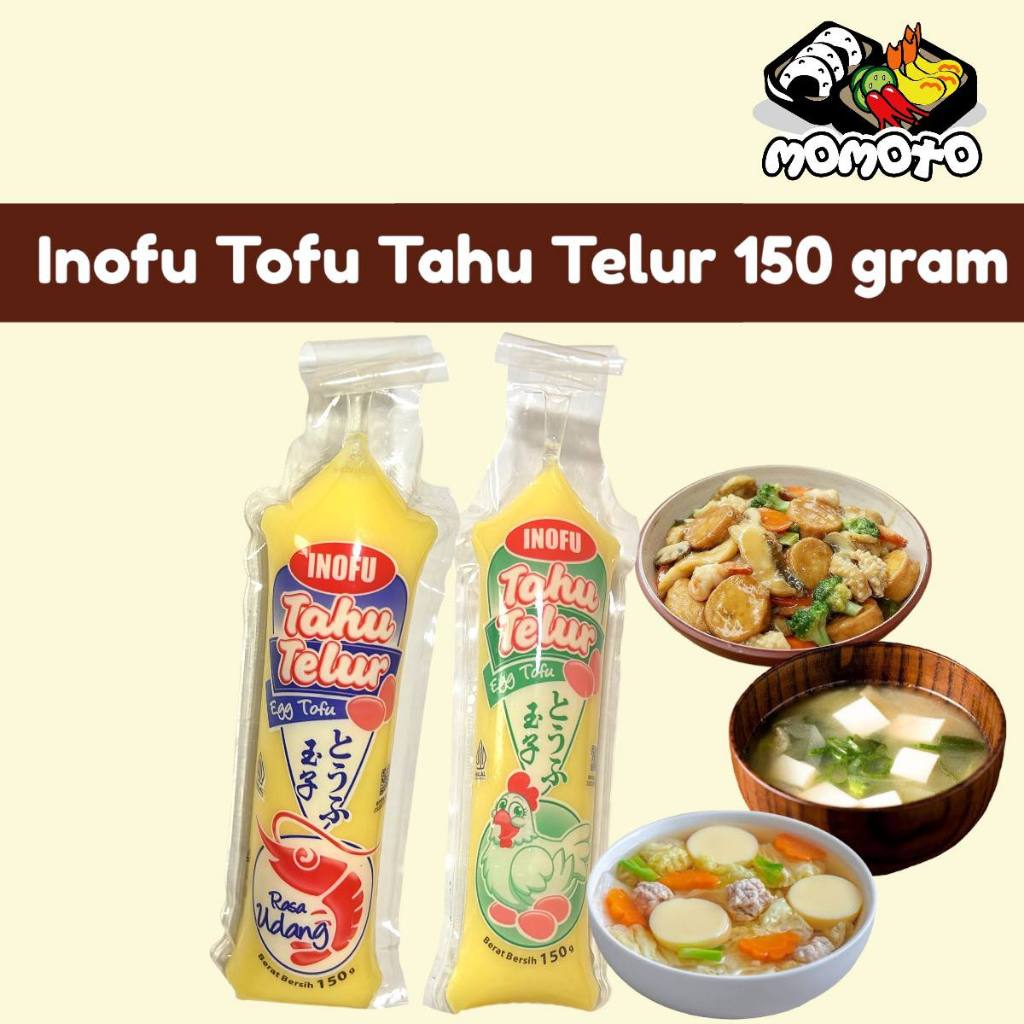 Jual Inofu Tofu Tahu Telur 150 gram Halal Udang Telur | Shopee Indonesia