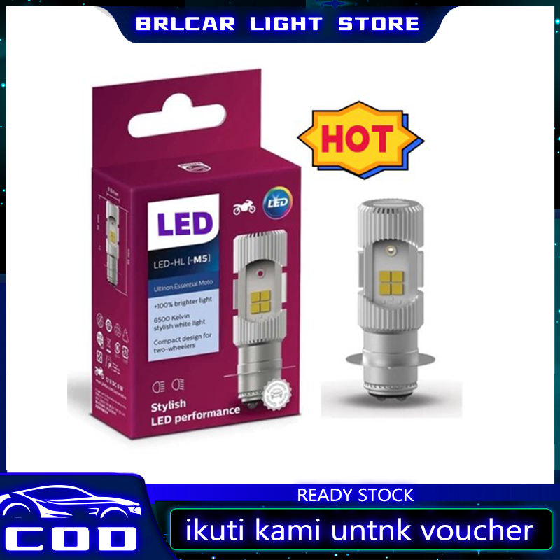 Jual LAMPU DEPAN MOTOR LED LAMPU LED 2SISI H6 ARUS DC M5 ORIGINAL 100% wajid arus DC | Shopee ...