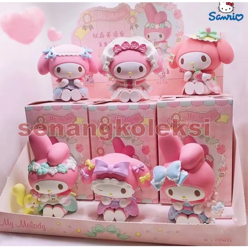 Jual Figure Sanrio My Melody set isi 6pcs/Pajangan topper Cake | Shopee ...