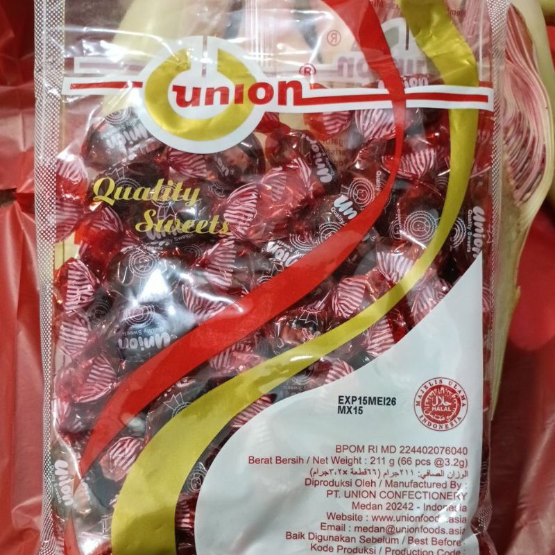 Jual Permen union original rasa mint jeruk dan campur/Mix | Shopee ...