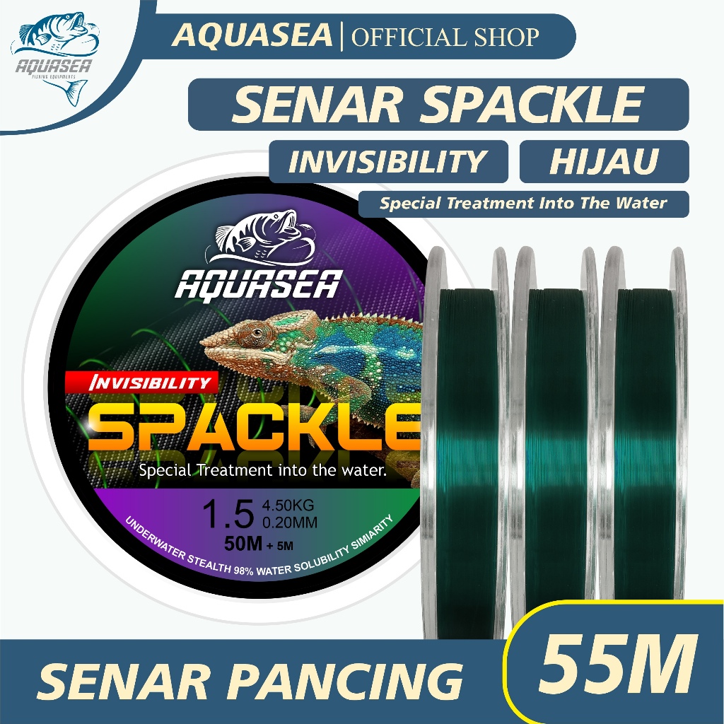 Jual AQUASEA - Senar Pancing Warna Hijau Nilon Memancing Pancing Ikan ...