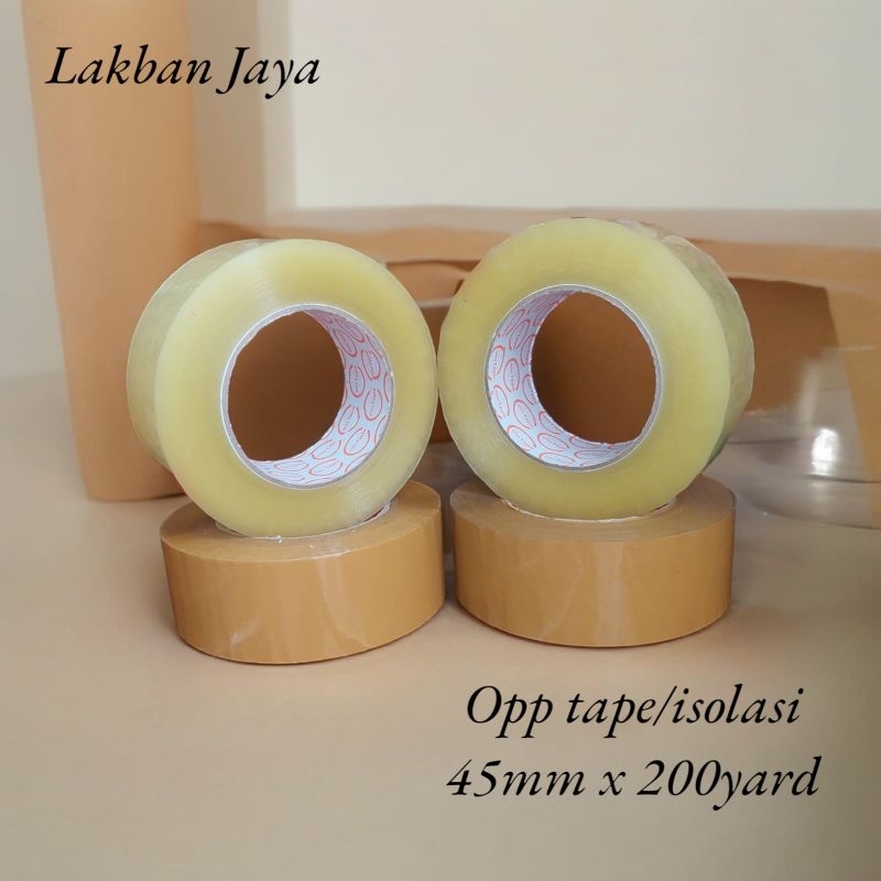 Jual LAKBAN BENING DAN COKELAT 2" ATAU 45MM X 200YARD MERK COINTAPE ...