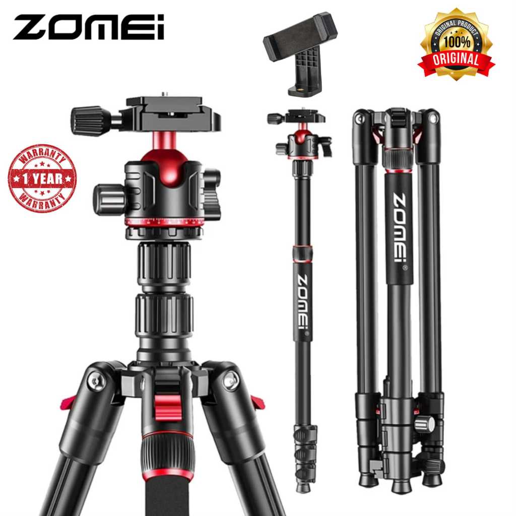 Jual ZOMEI Q173 Profesional Tripod Monopod Ball Head for Kamera DSLR ...