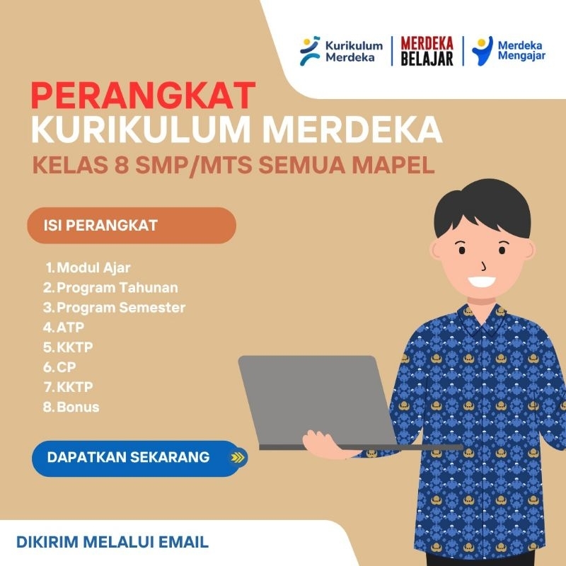 Jual Perangkat Ajar SMP Kelas 8 | Modul Kumer Kelas VIII Kurikulum ...
