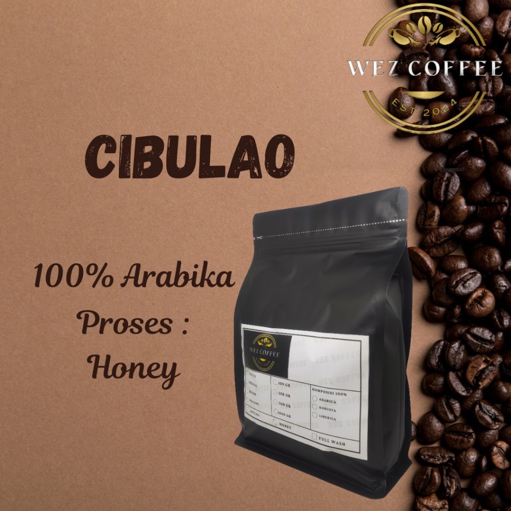 Jual Kopi Arabica Cibulao Honey Coffee Beans 100gr - 250gr | Shopee ...
