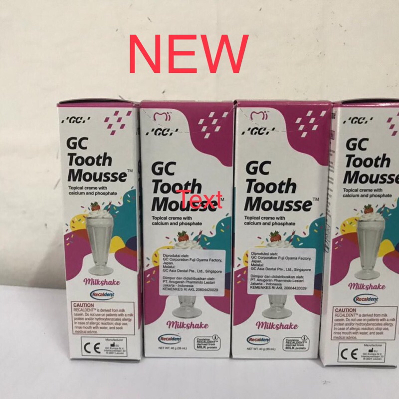 Jual GC Tooth Mouse MILK SHAKE 40 gram | Shopee Indonesia