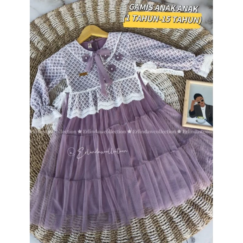 Tampil Kompak dengan Gamis Couple Ibu Anak yang Serasi - Info Cantika ...